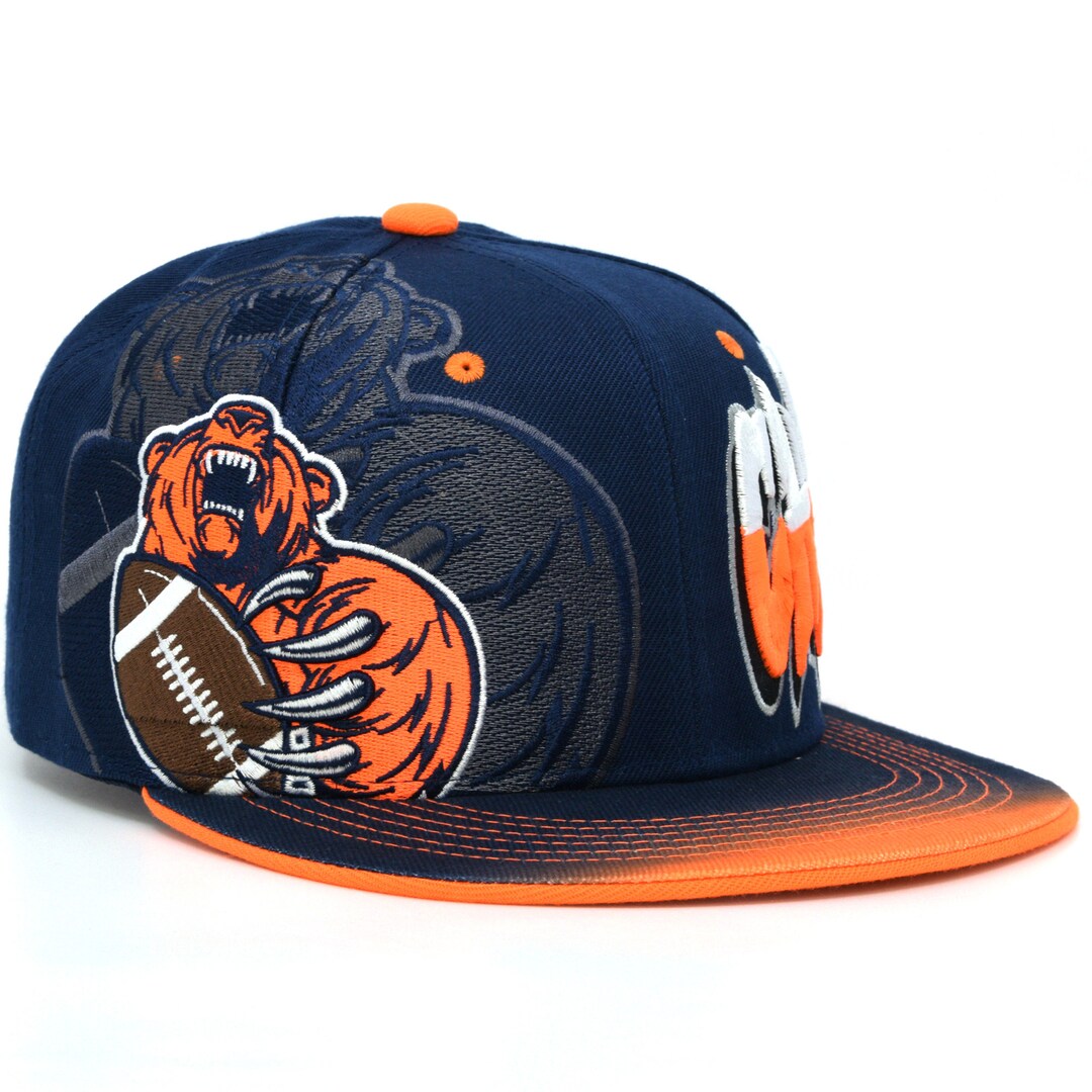 Chicago New Leader Graffiti Bear Grizzly Claw Football Helmet Snapback ...