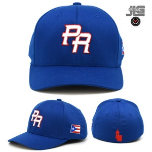 Puerto Rico Flexfit Hat PR Embroidery Hat Style Baseball Cap NEW - Etsy