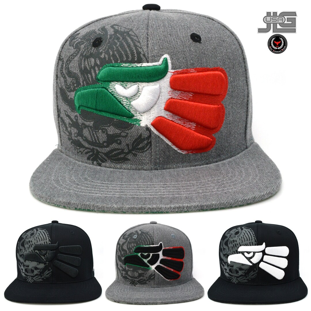 Mexico Eagle New HL Mexican Snapback Hat Cotton Flag Adult Baseball Cap ...