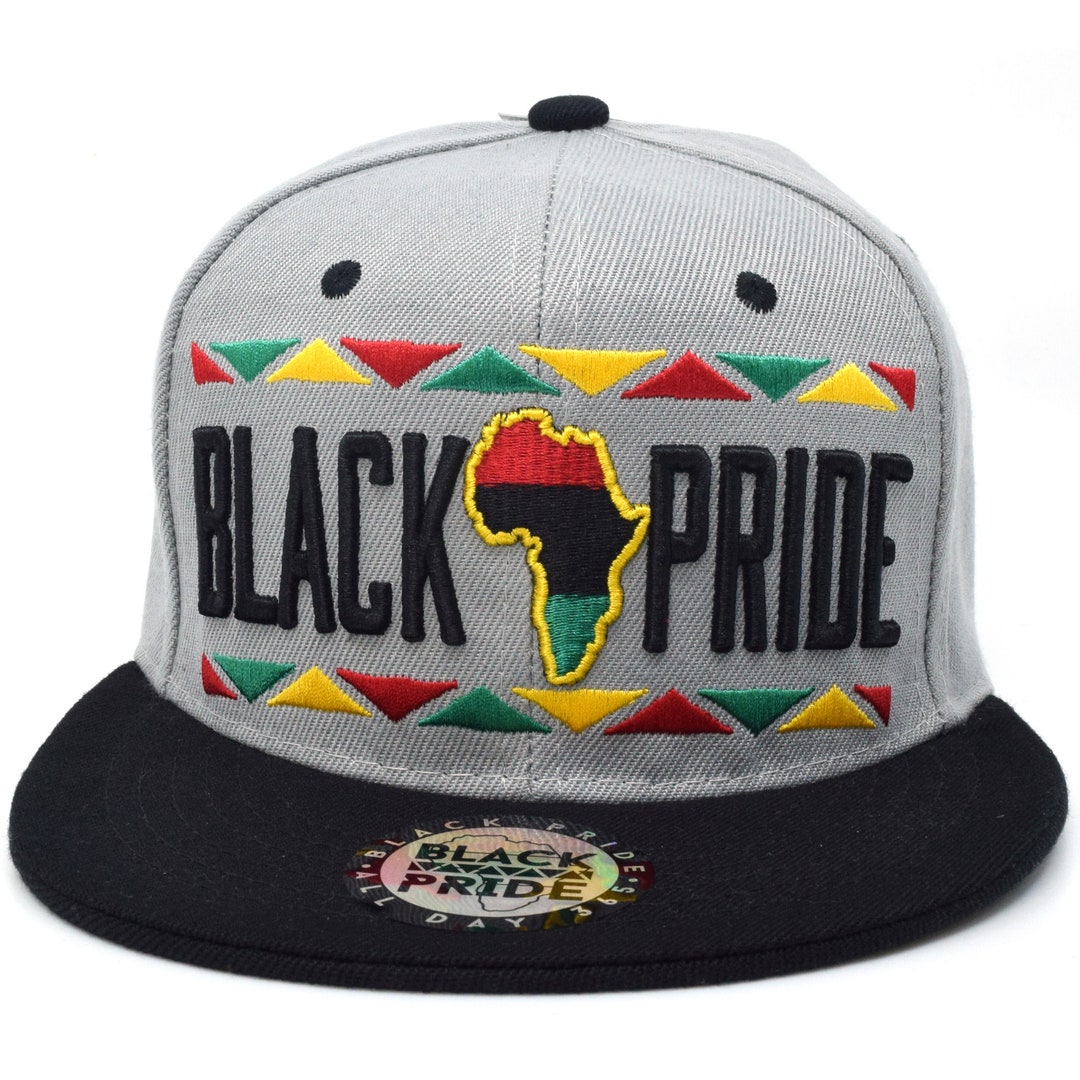 Black Pride Hat Africa Baseball Cap African Map Hat New Leader Snapback ...