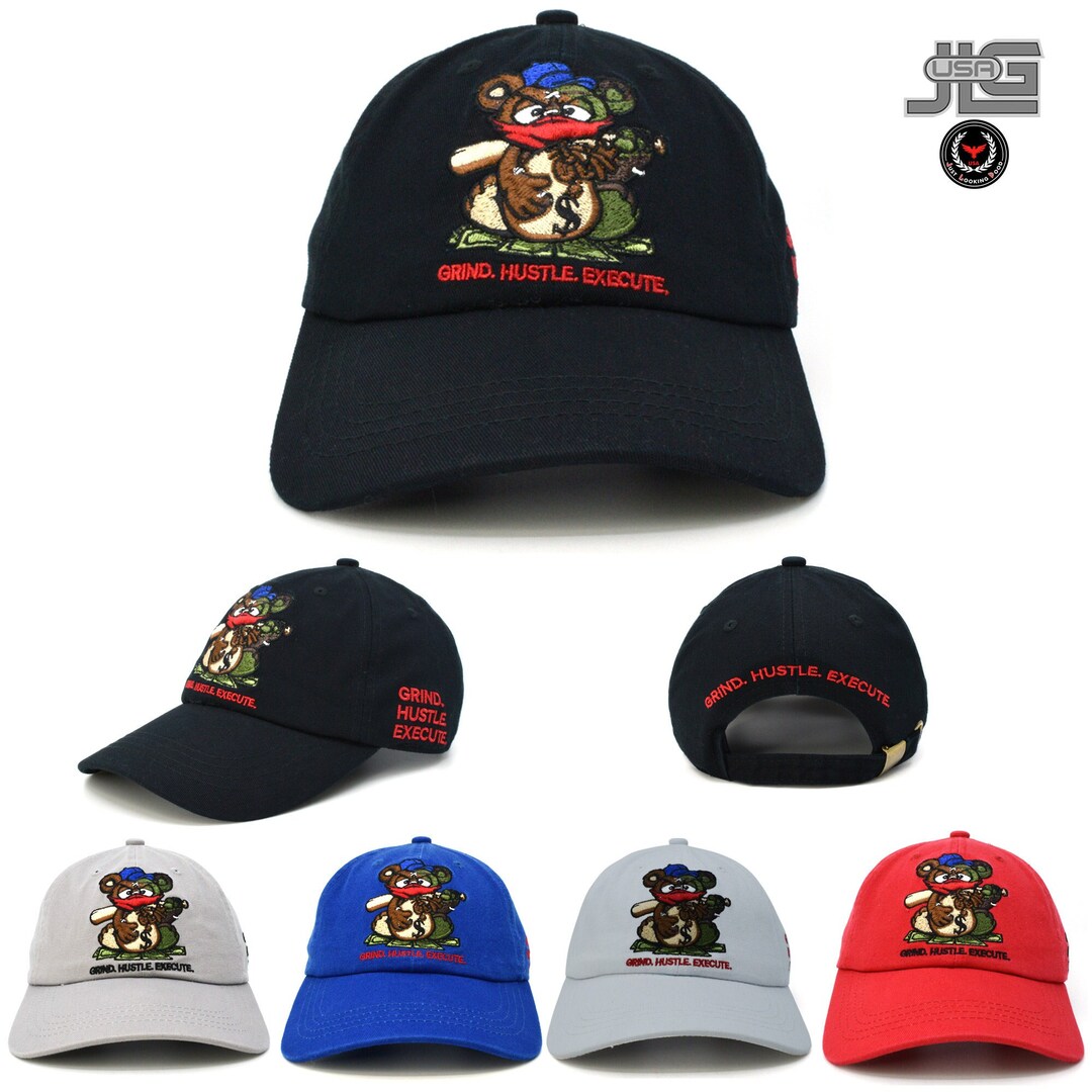 Grind Hustle Execute New Bear USC Dad Hat Cotton Baseball Cap - Etsy