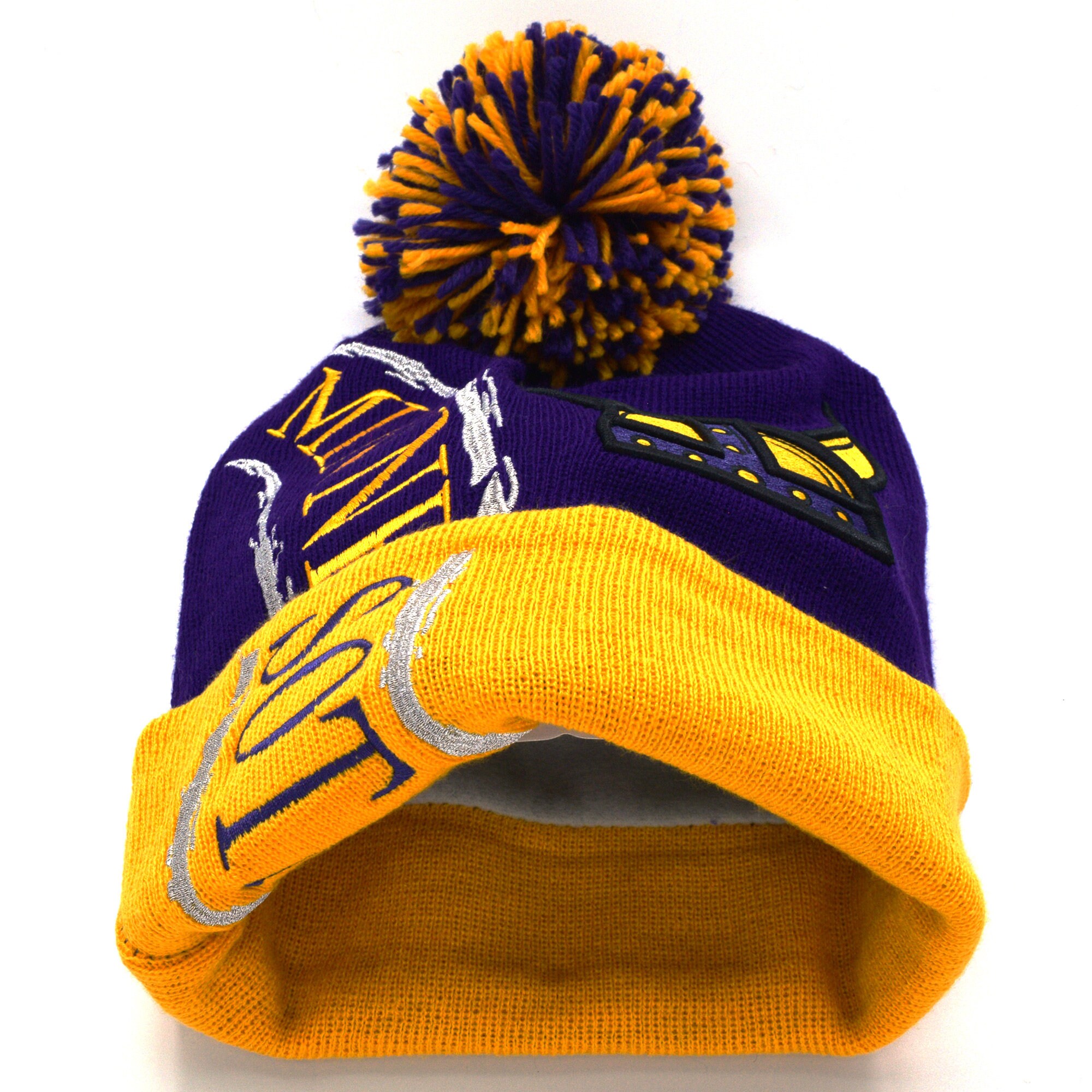 Minnesota Hurricane New Leader Horned Helmet Knit Skull Cap Beanie ...