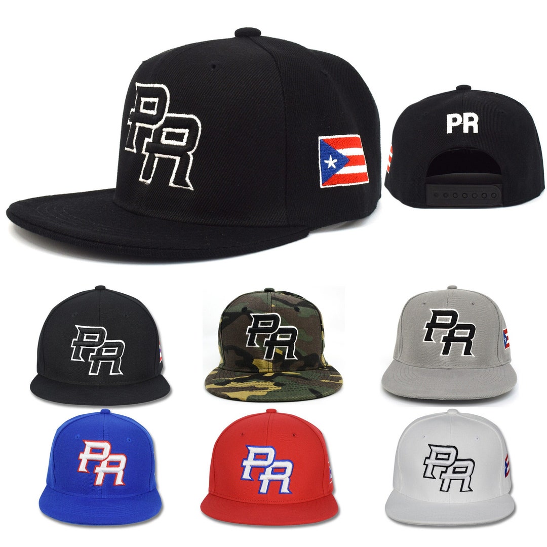 Puerto Rico Hat Adult Snap Back Flag 3D PR Flat Bill Rico - Etsy