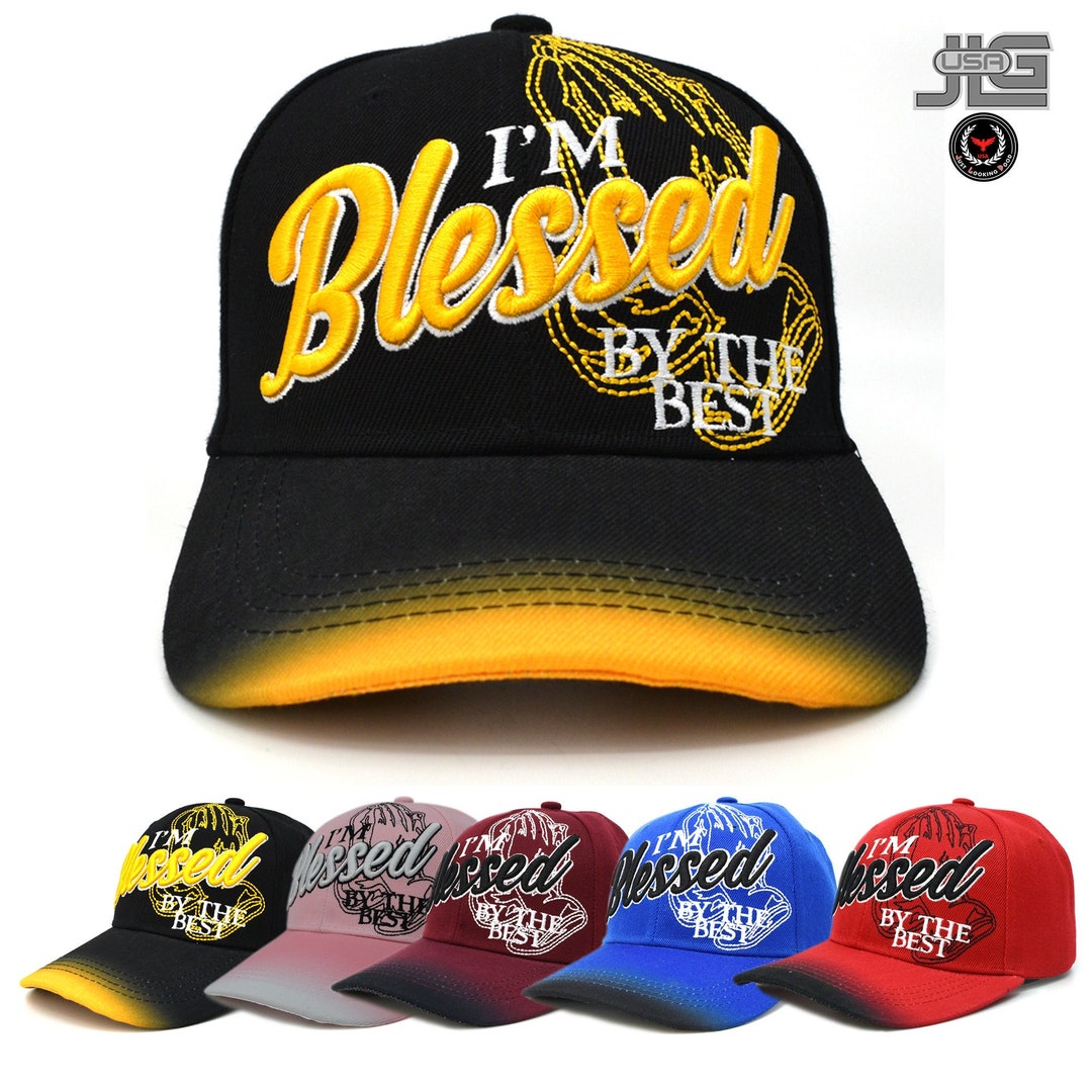 I'm Blessed New Adjustable Cap 100% Polyester Praying Hand Hat - Etsy