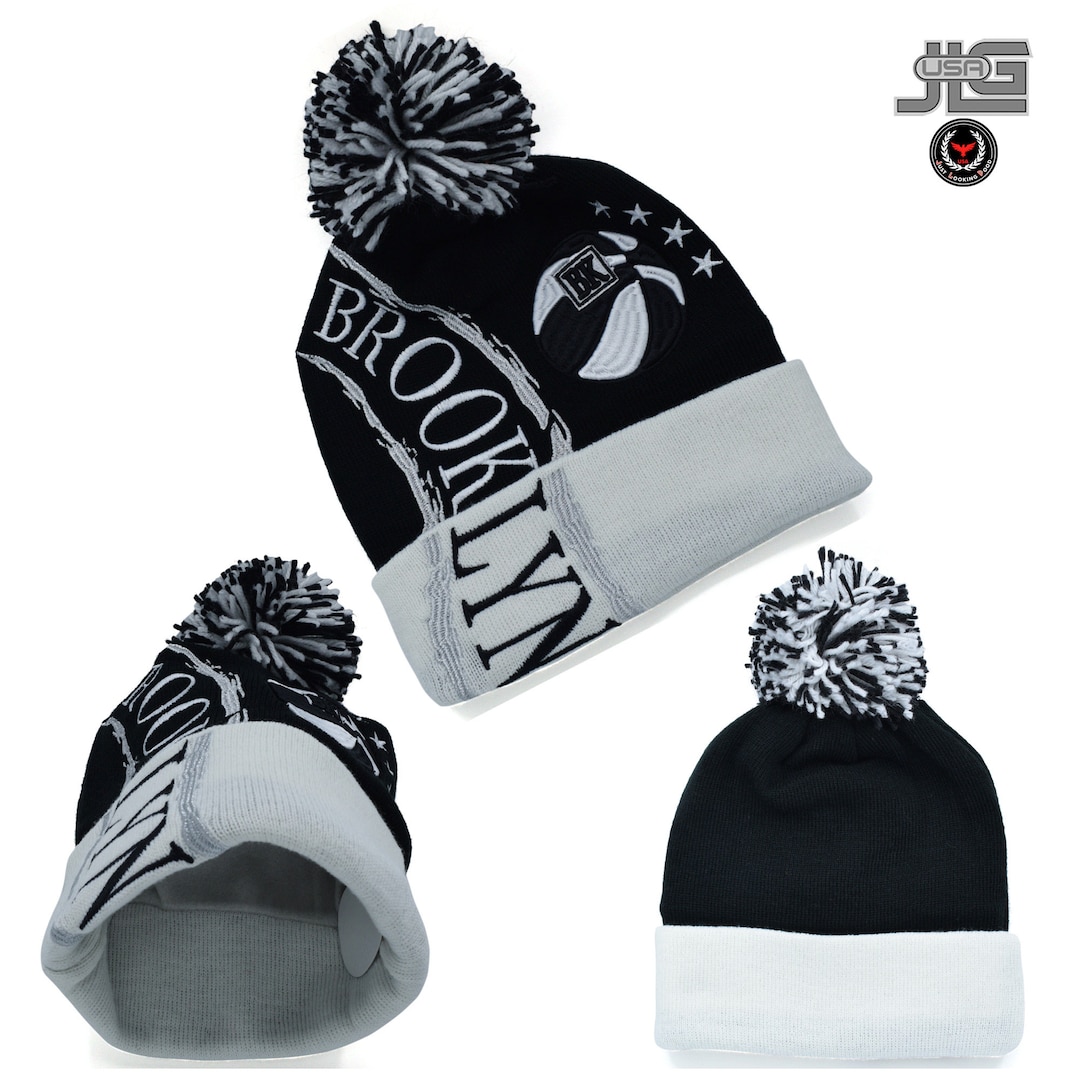 Brooklyn Drip City Hurricane New Leader BK Basketball Skull Beanie ...