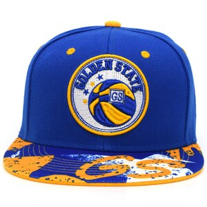Golden State New Leader Retro City Mesh GS Royal Snapback Trucker Hat ...