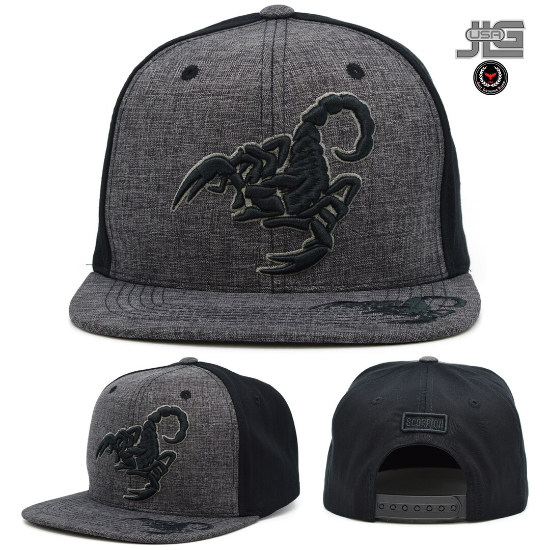 Scorpion New Leader TL Embroidery Snapback Hat Adult Men - Etsy