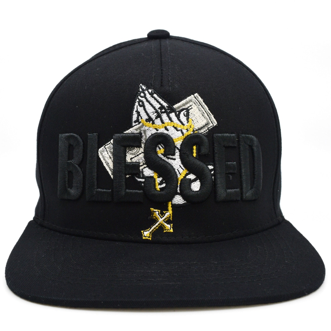 Blessed Hat New TL Praying Hands Baseball Cap Leader Red Black Snapback ...