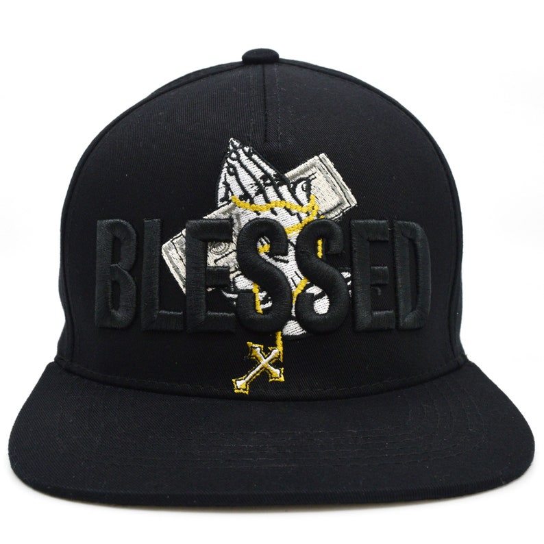 Blessed Hat New TL Praying Hands Baseball Cap Leader Red Black Snapback ...
