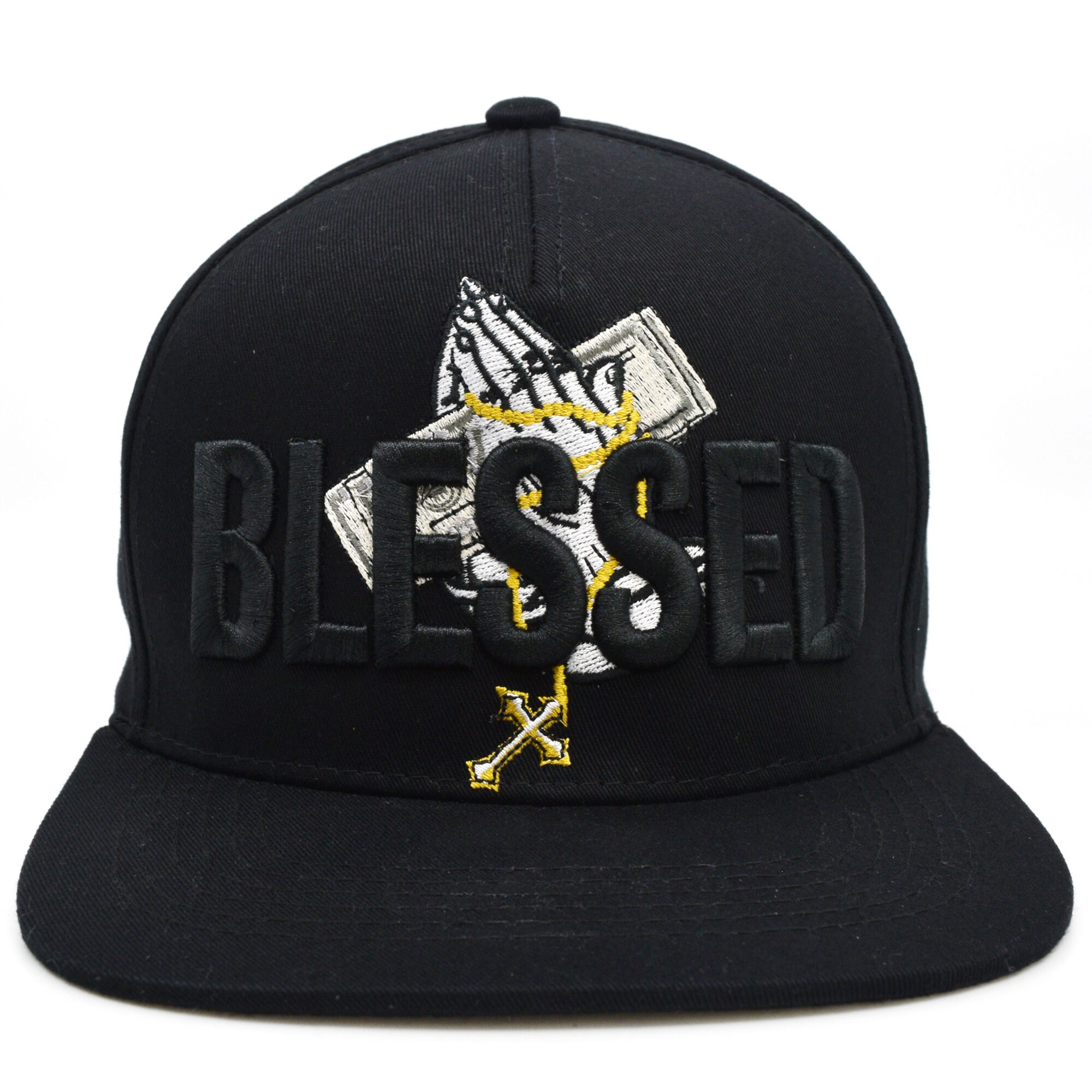 Blessed Hat New TL Praying Hands Baseball Cap Leader Red Black Snapback ...