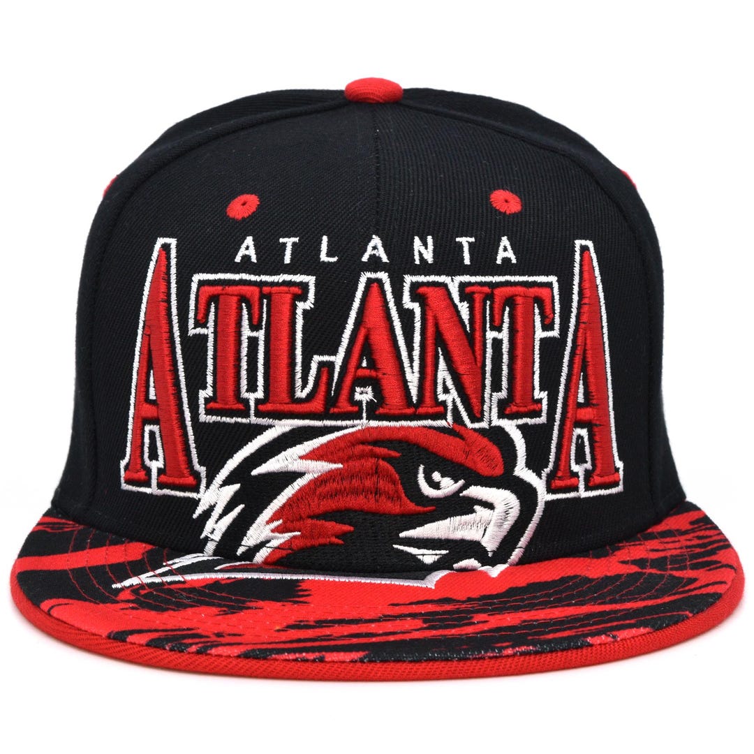 Atlanta New Leader Thunder ATL Bird Falcon Head Adjustable Snapback Hat ...
