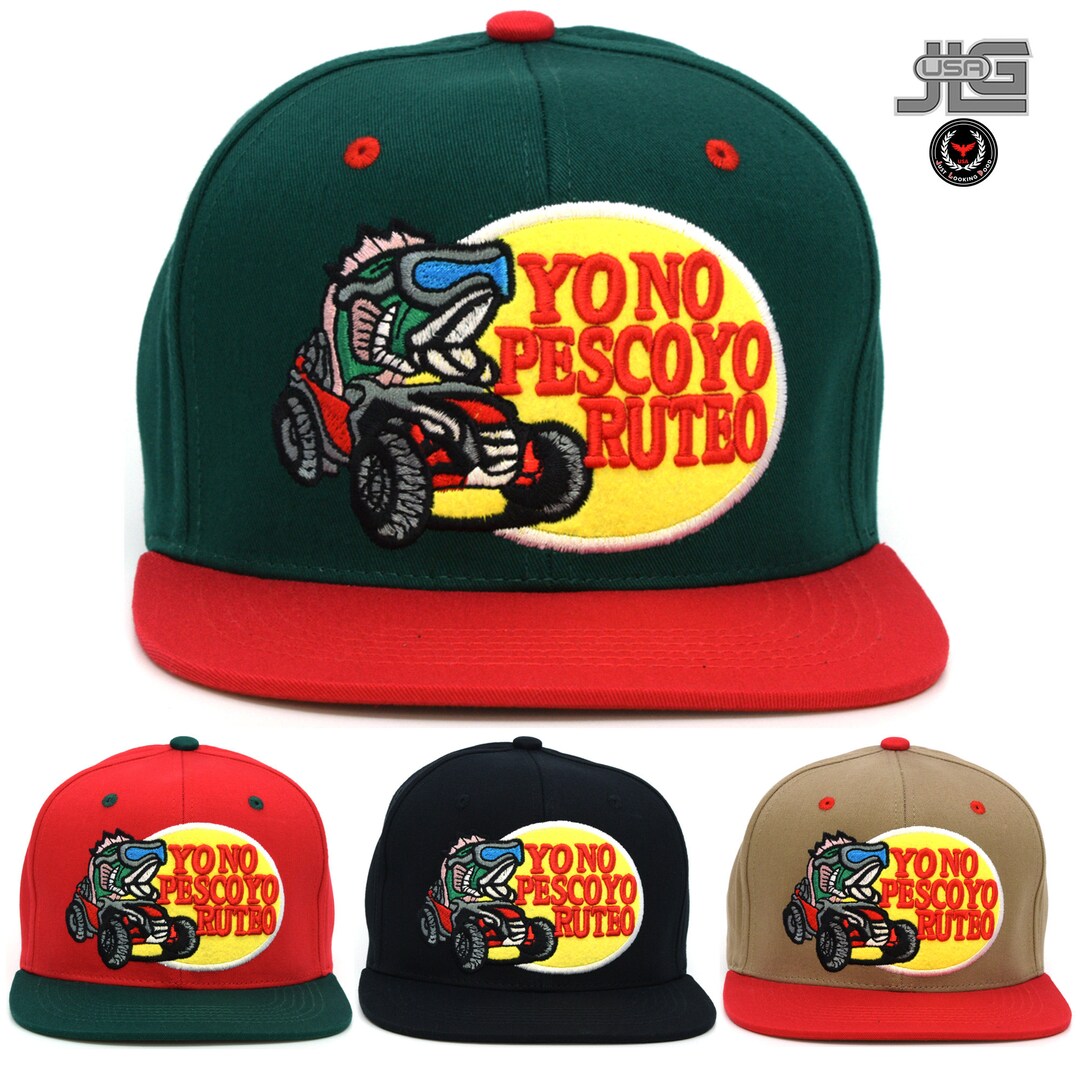 Yo No Pesco Yo Ruteo New HL Snapback Hat Embroidery Gorra Del Pescado ...