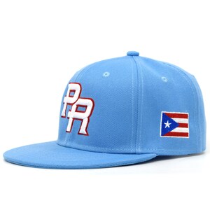 Puerto Rico Hat Flag PR Flat 3D Embroidery Snapback Hat - Etsy
