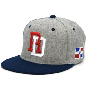 Dominican Republic DR Republica Dominicana RD Snapback Hat Cap Navy Red ...