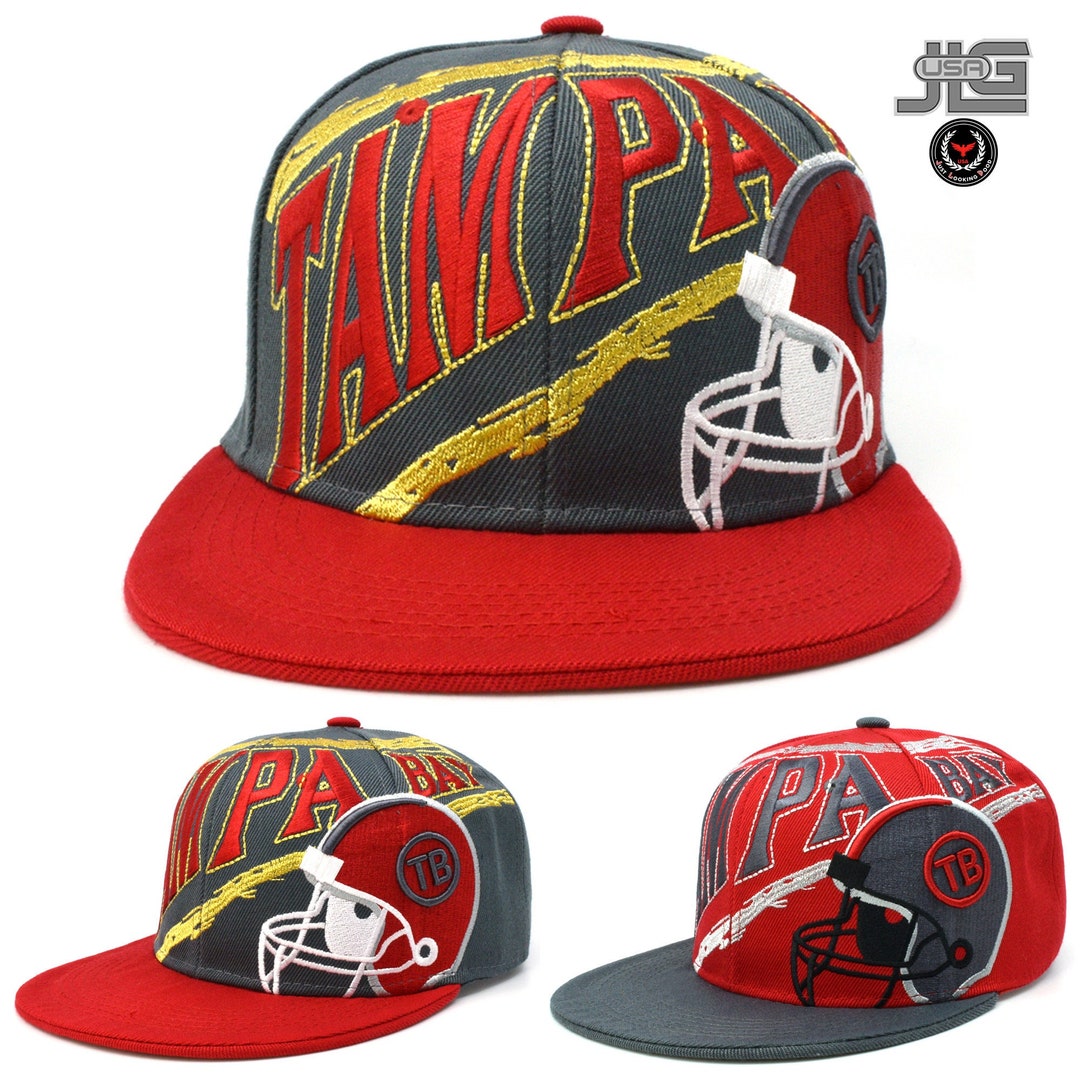 Tampa Bay New Leader Tornado Football TB Football Helmet Snapback Hat ...
