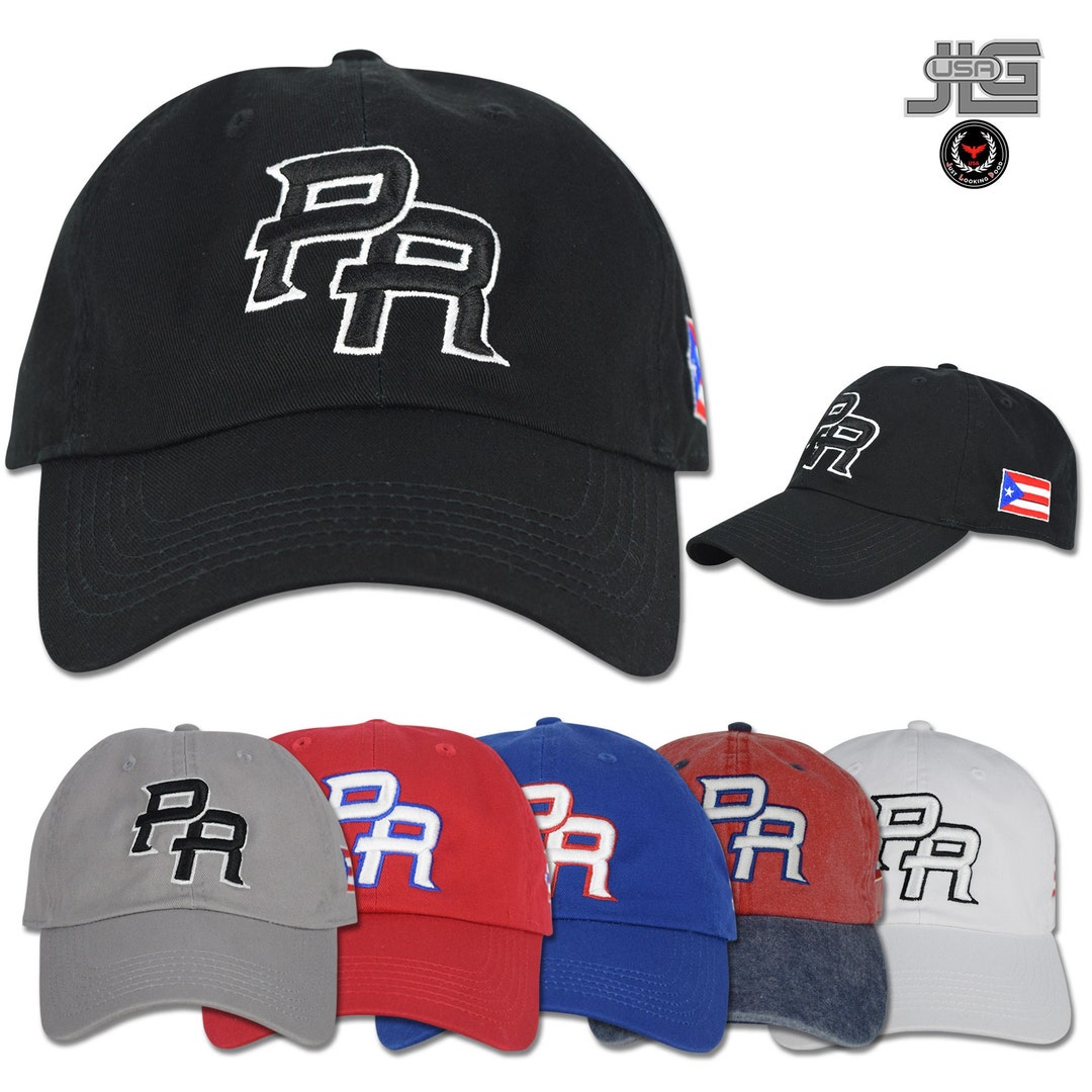 PUERTO RICO 3D PR Embroidery Dad Hat Cotton Style Baseball Cap - Etsy