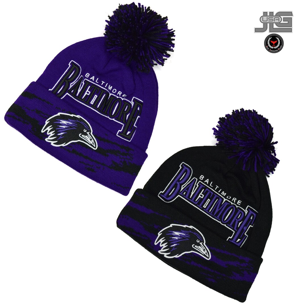 Baltimore Drip City Hurricane New Leader Birdhead Skull Cap Beanie ...