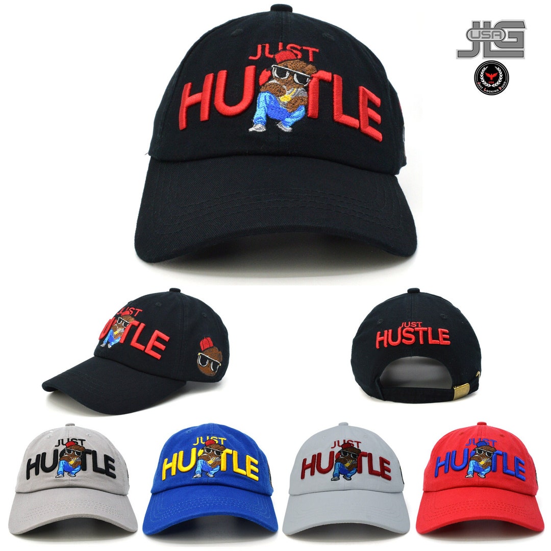 Just Hustle Bear Adjustable Dad Hat Cotton Baseball Cap USC - Etsy