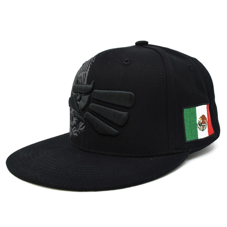 Mexico Eagle New Fitted Hat Mexican Aguila Flat Bill Cotton Mexico ...