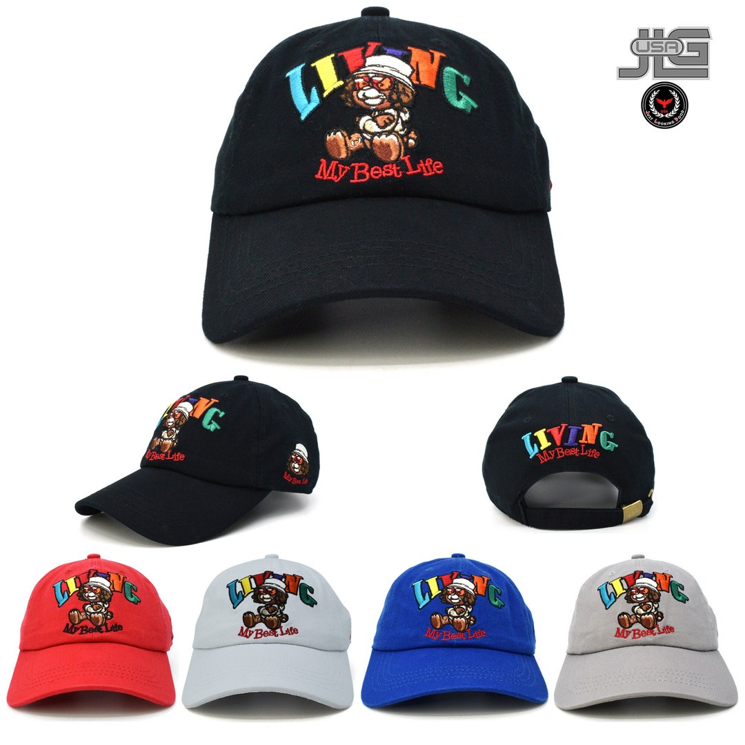 Living My Best Life Hat New Bear Cap USC Dad Hat Cotton Baseball Cap - Etsy