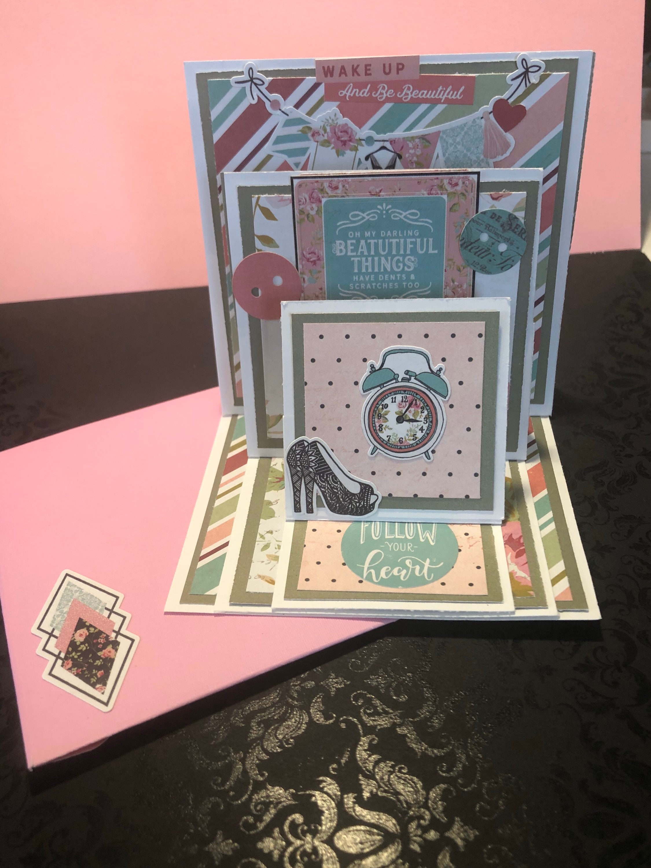 Triple Tier Easel Card - Etsy Canada