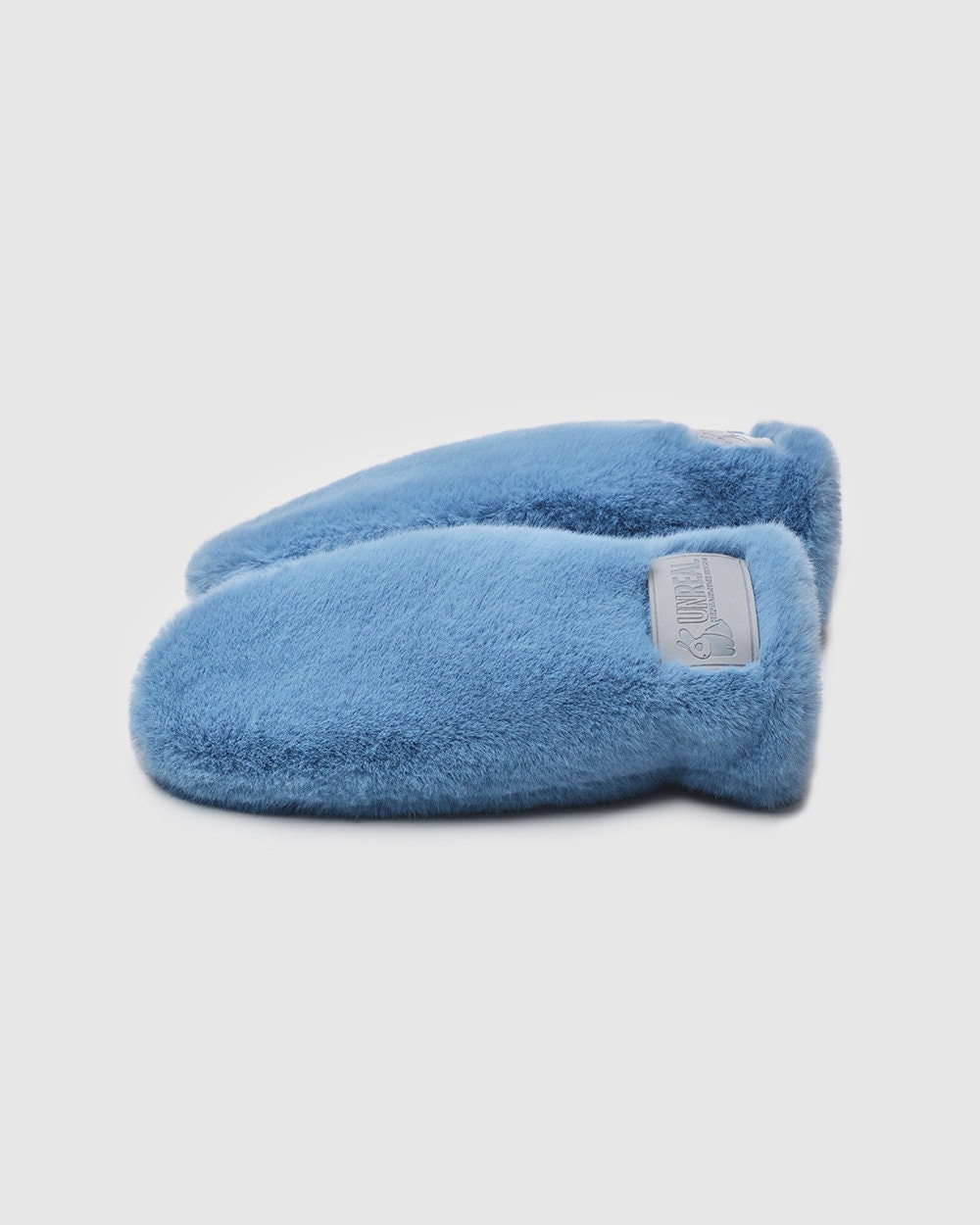 Blue Faux Fur Mittens Women's Mittens Faux Fur Mittens Blue Mittens ...