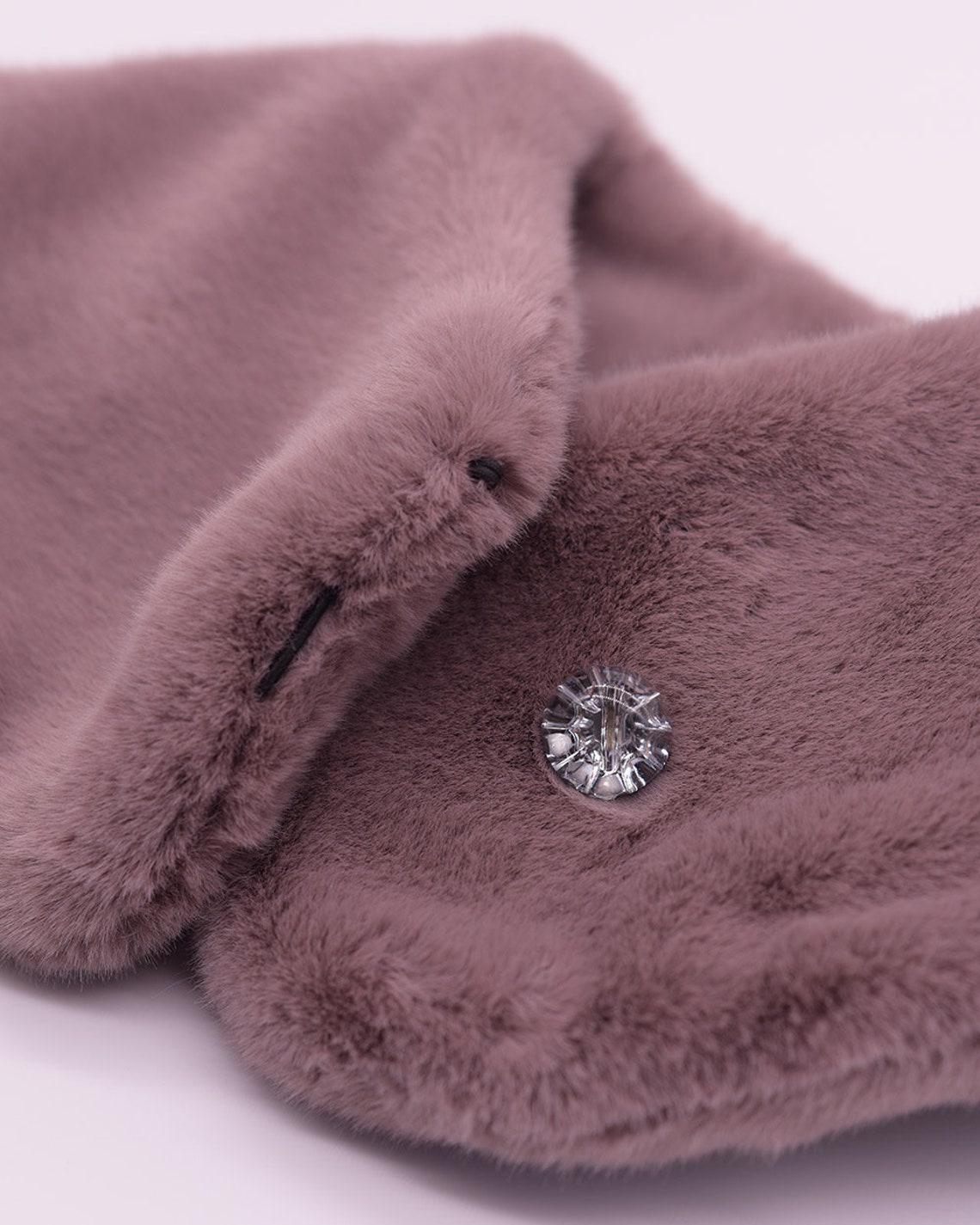 Rose Faux Fur Collar Women's Faux Fur Collars Grey - Etsy