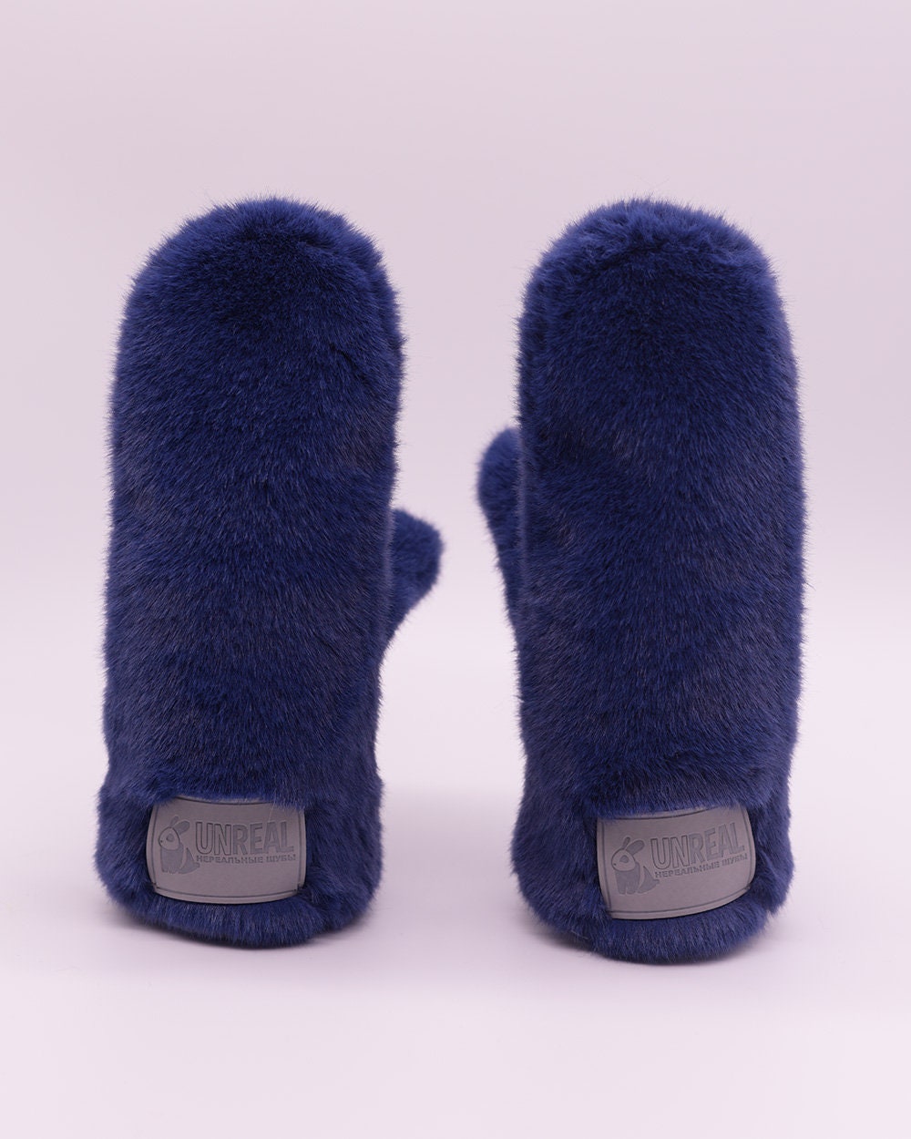 Blue Faux Fur Mittens Women's Mittens Womens Faux Fur - Etsy