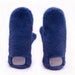 Blue Faux Fur Mittens | Women's Mittens | Womens Faux Fur Mittens ...