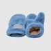 Blue Faux Fur Mittens | Women's Mittens | Faux Fur Mittens | Blue ...