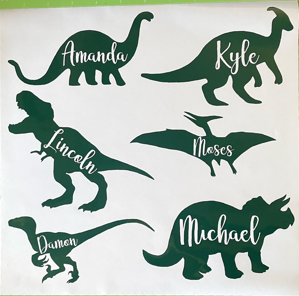 Personalized Dinosaur Vinyl Decal Dinosaur Decal Dinosaur - Etsy