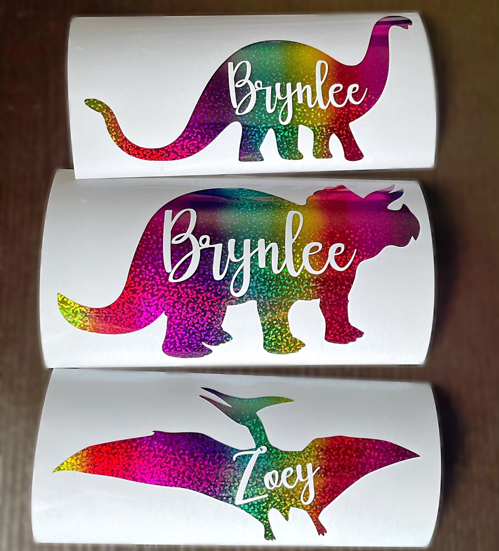 Personalized Dinosaur Vinyl Decal Dinosaur Decal Dinosaur - Etsy