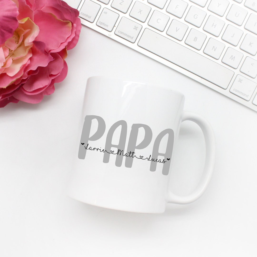 Papa Gifts Personalized, Gifts for Papa From Kids, Father Mug ...