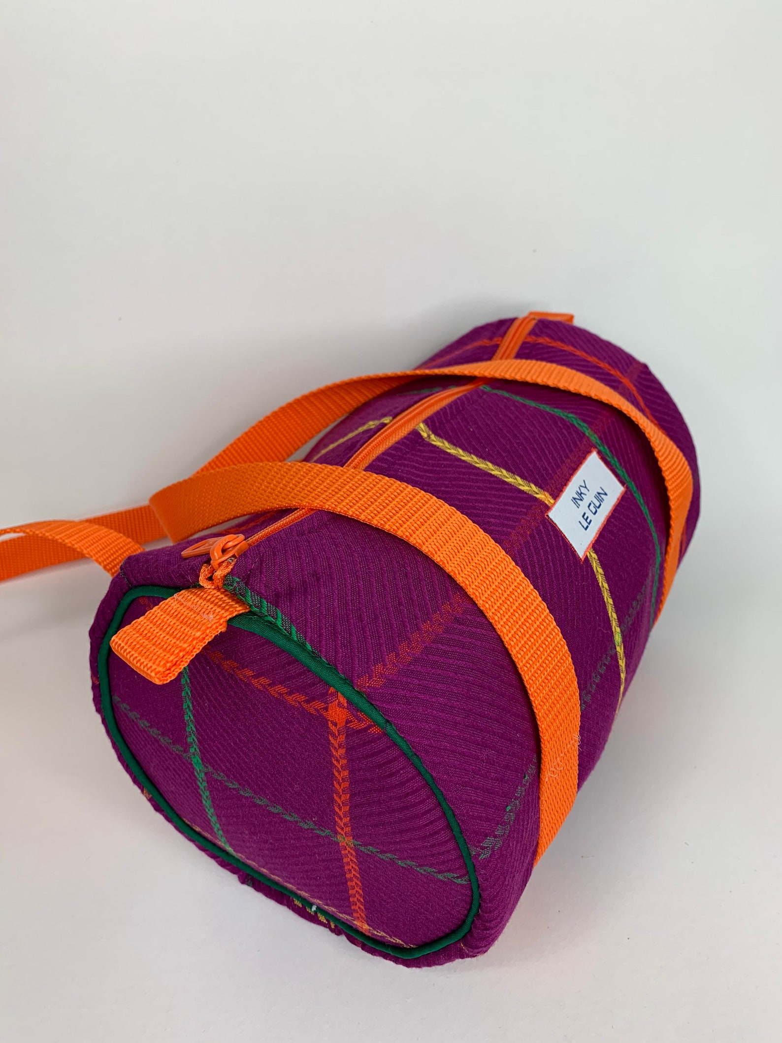 Mini Duffle Bag. Limited Edition Vintage Woven Plaid. - Etsy