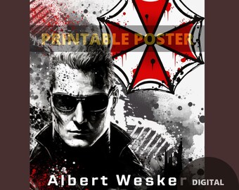 Albert Wesker Print - Etsy