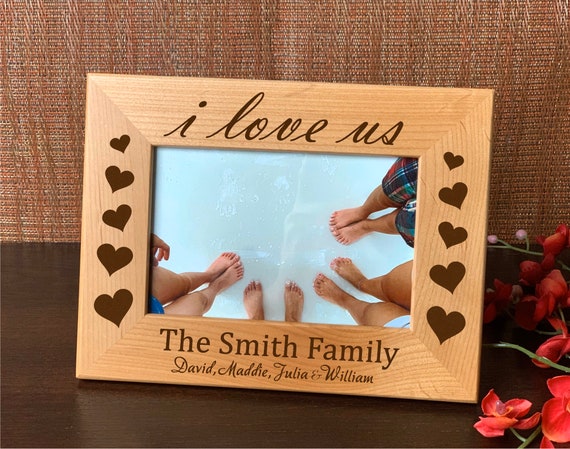 Personalized Family Picture Frame Family Picture Frame | Etsy