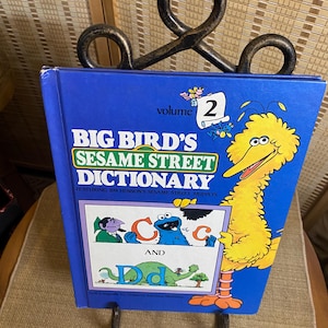 Big Bird’s Sesame Street Dictionary Volume #2 - Etsy