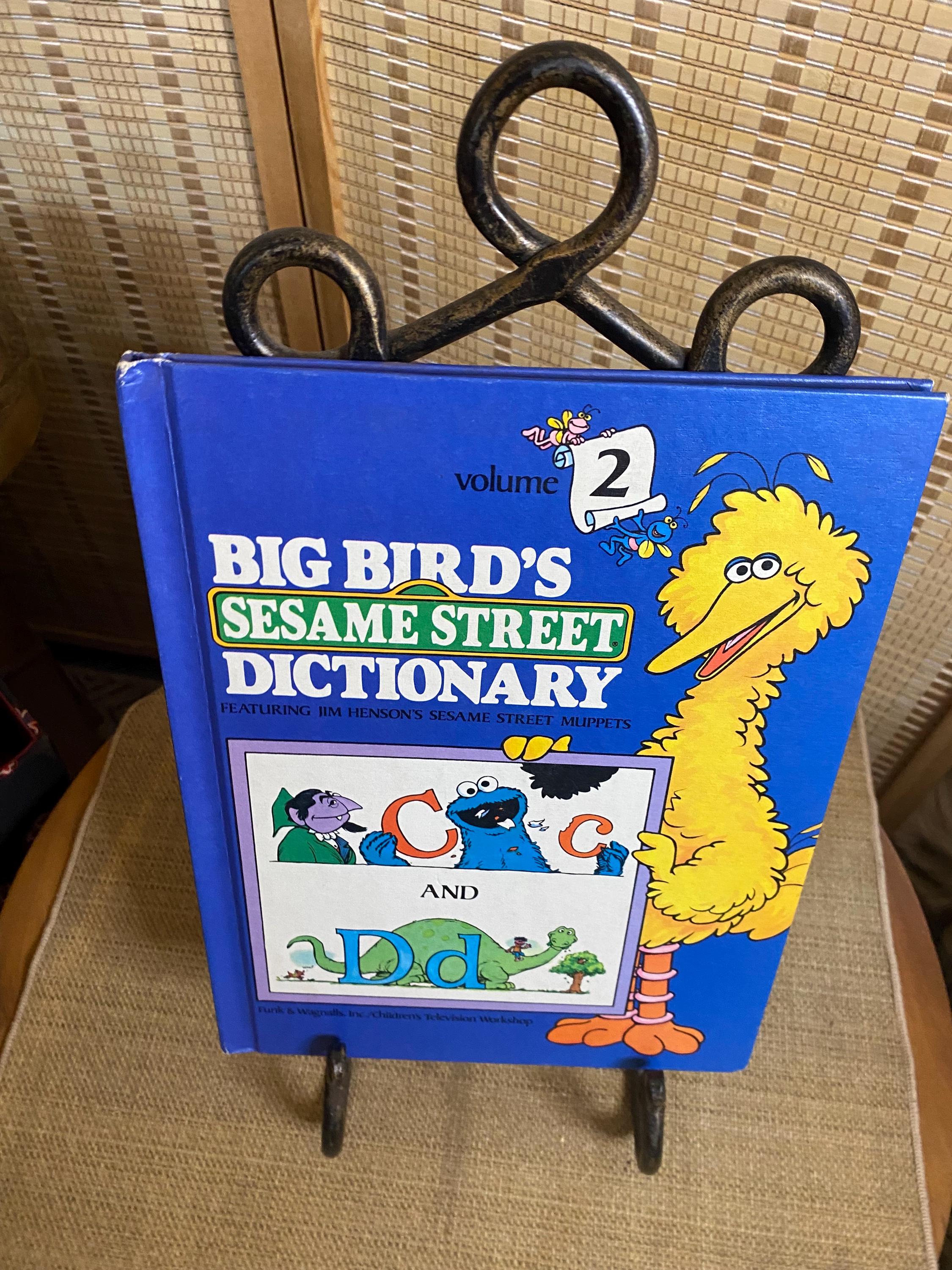 Big Bird’s Sesame Street Dictionary Volume #2 - Etsy