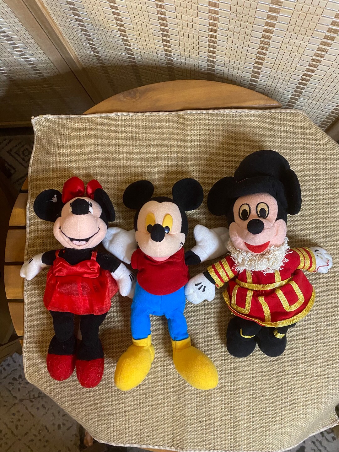 Vintage 1990s 10 Inch Tall Mickey and Minnie Mouse Set of 3 - Etsy
