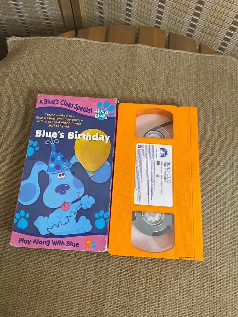 Blue’s Clues Vintage Vhs Taped, Tested and Works - Etsy
