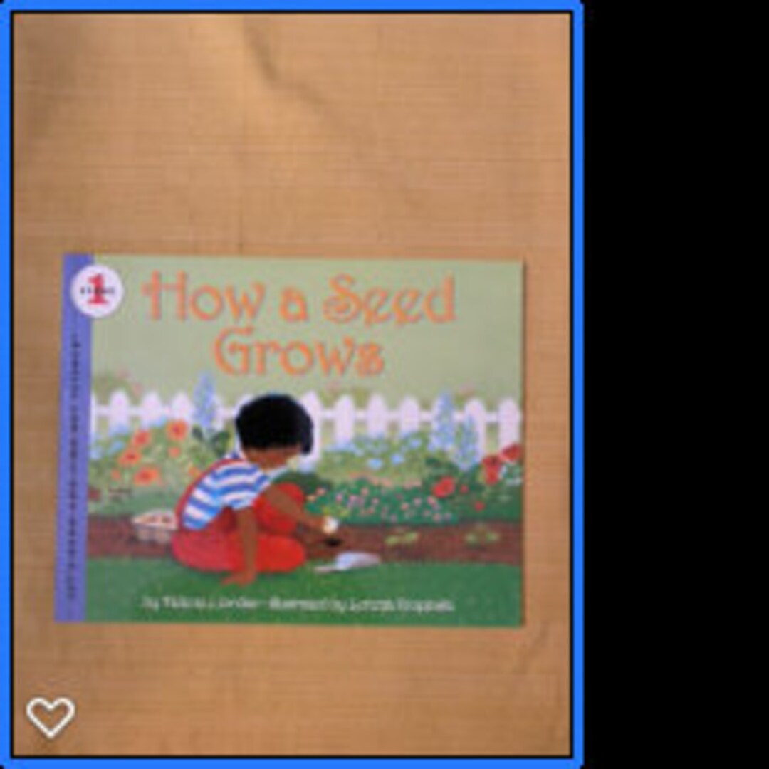 Children's Paperback edition How a Seed Grows by Helene Jordan - Etsy ...