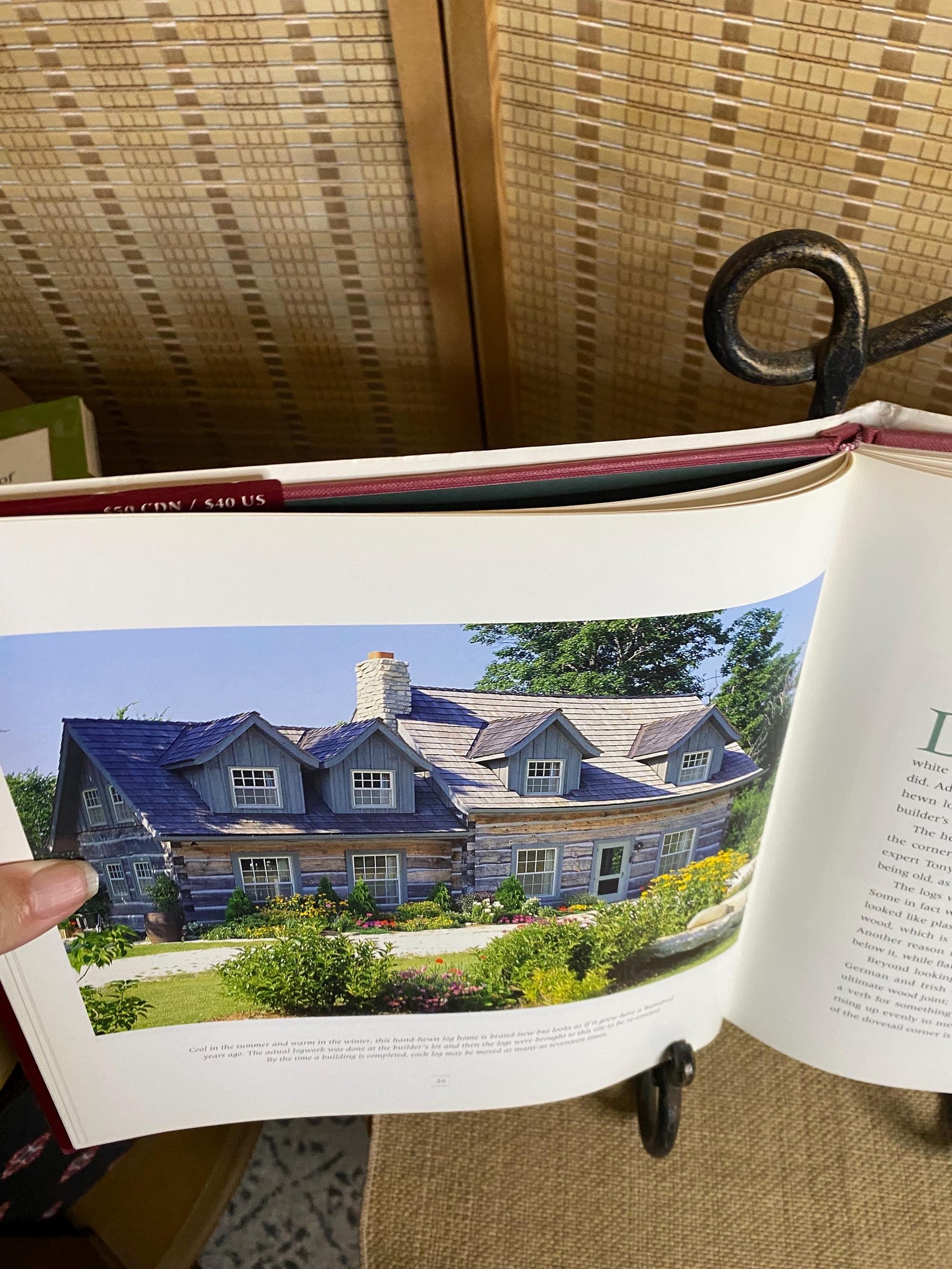 Hardcover Edition Book-log Cabins - Etsy
