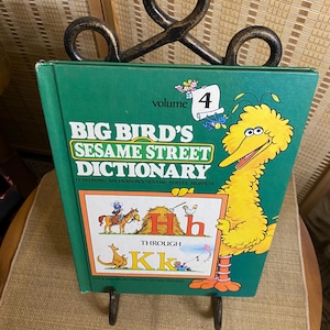 Big Bird’s Sesame Street Dictionary Volume #4 - Etsy