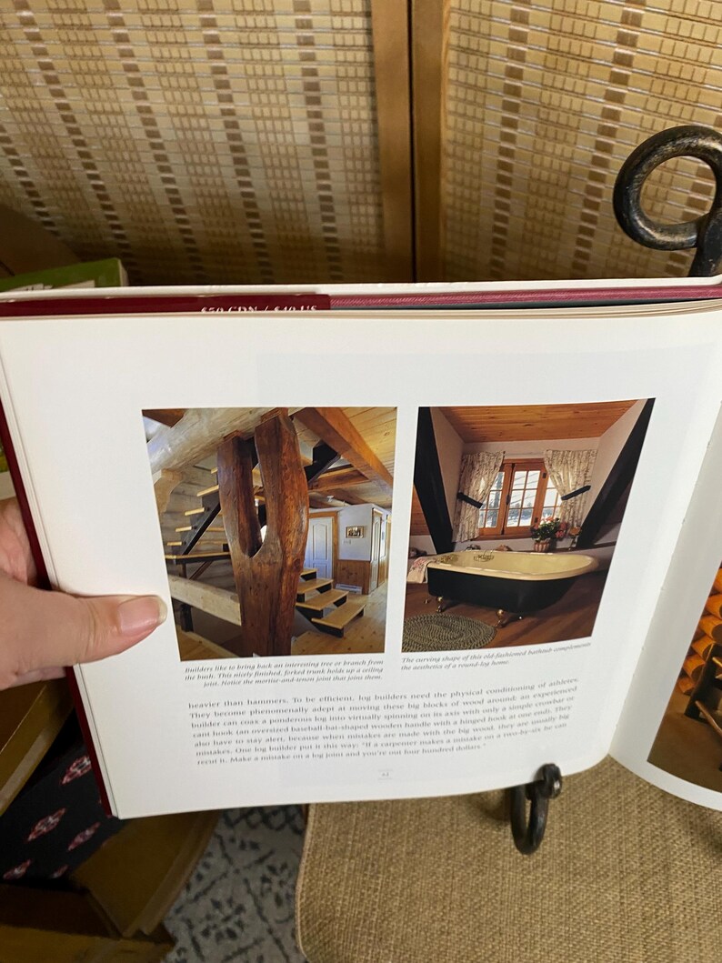 Hardcover Edition Book-log Cabins - Etsy