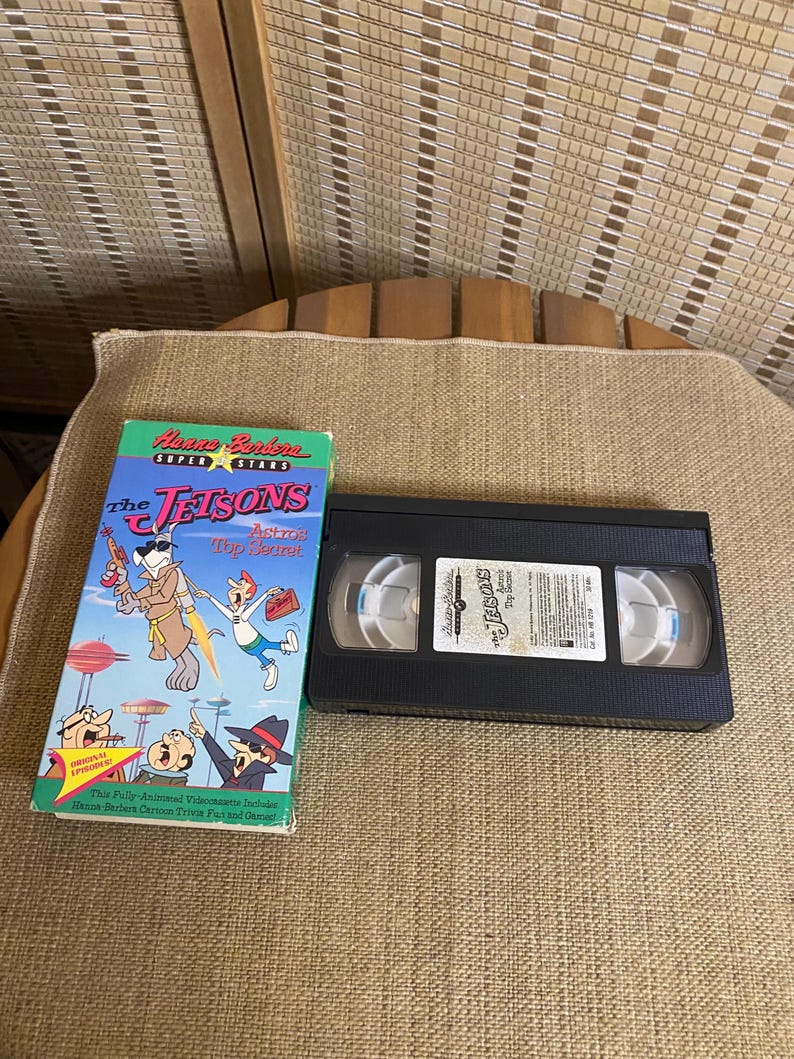 Vintage VHS Tape- the Jetsons Astro’s Top Secret Cartoon - Etsy