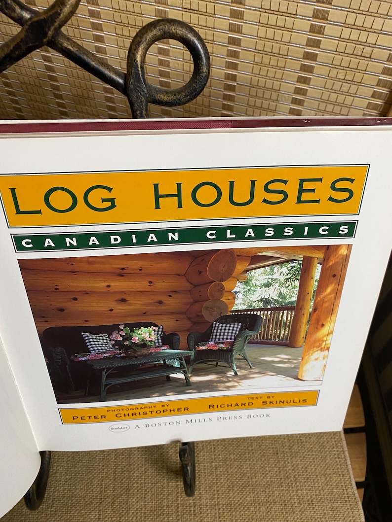Hardcover Edition Book-log Cabins - Etsy