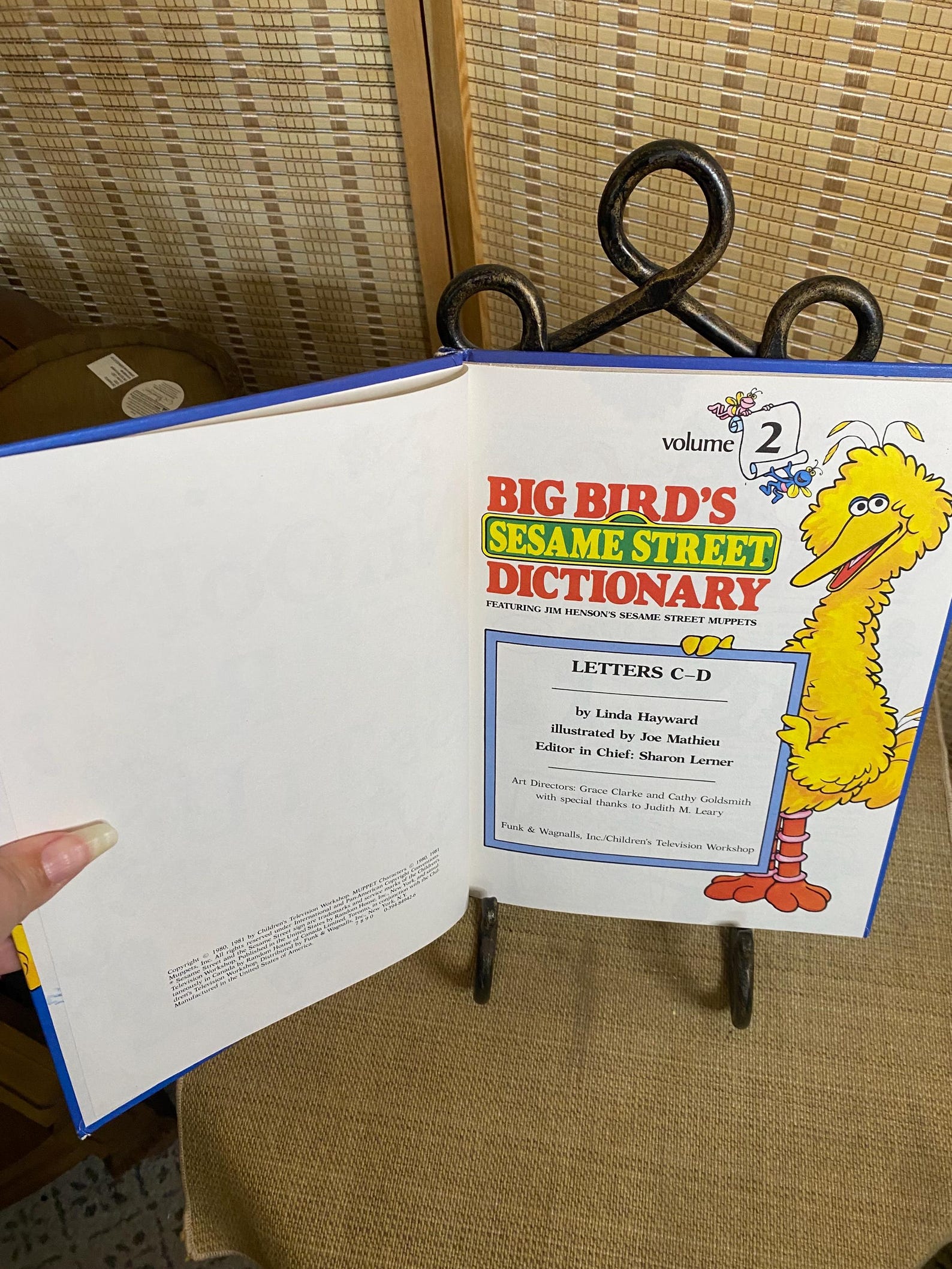 Big Bird’s Sesame Street Dictionary Volume #2 - Etsy