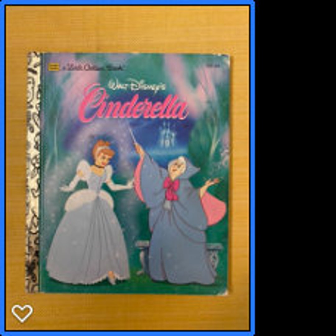 Little Golden Book; Walt Disney Cinderella - Etsy