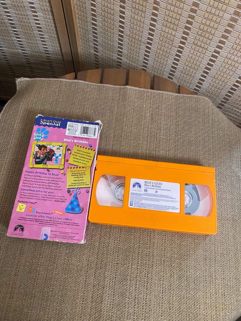 Blue’s Clues Vintage Vhs Taped, Tested and Works - Etsy