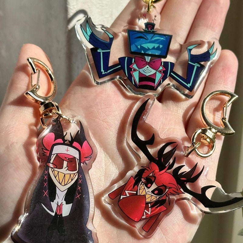 Hazbin Hotel Key Keychain - Etsy